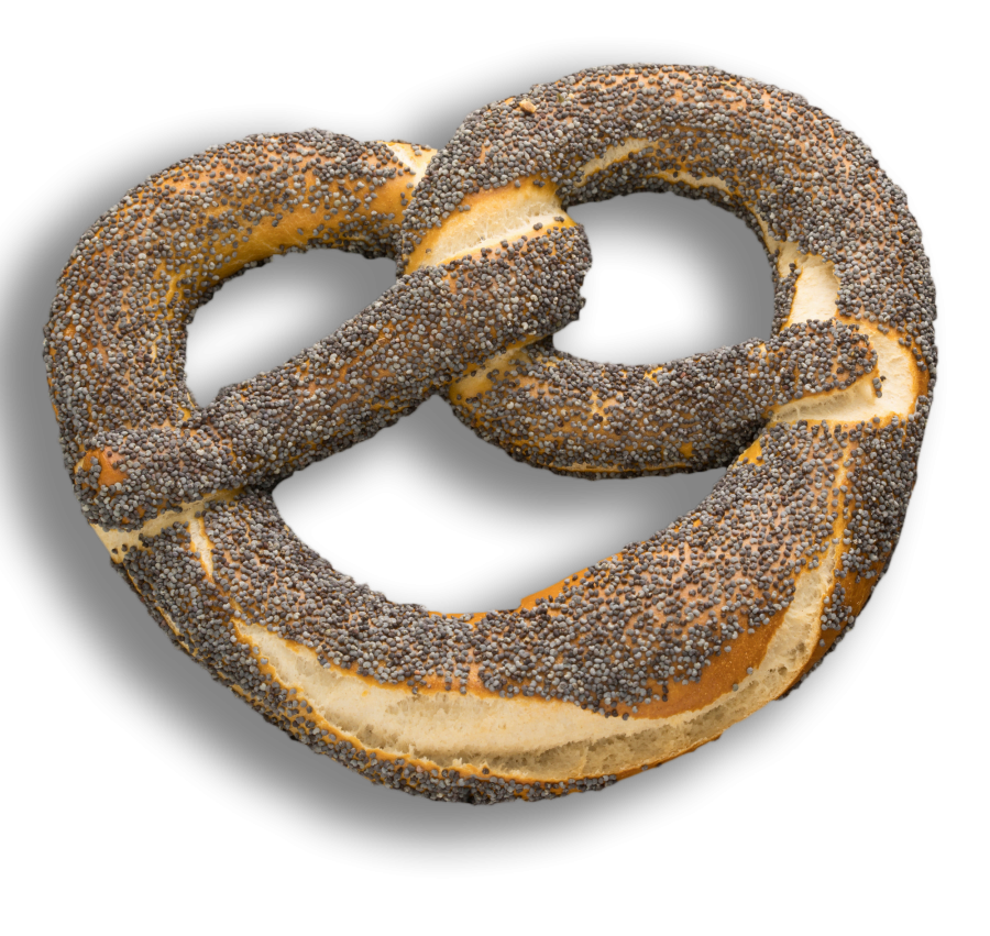 Authentic Bavarian Bretzel Poppy Seed | Pretzel Poppy